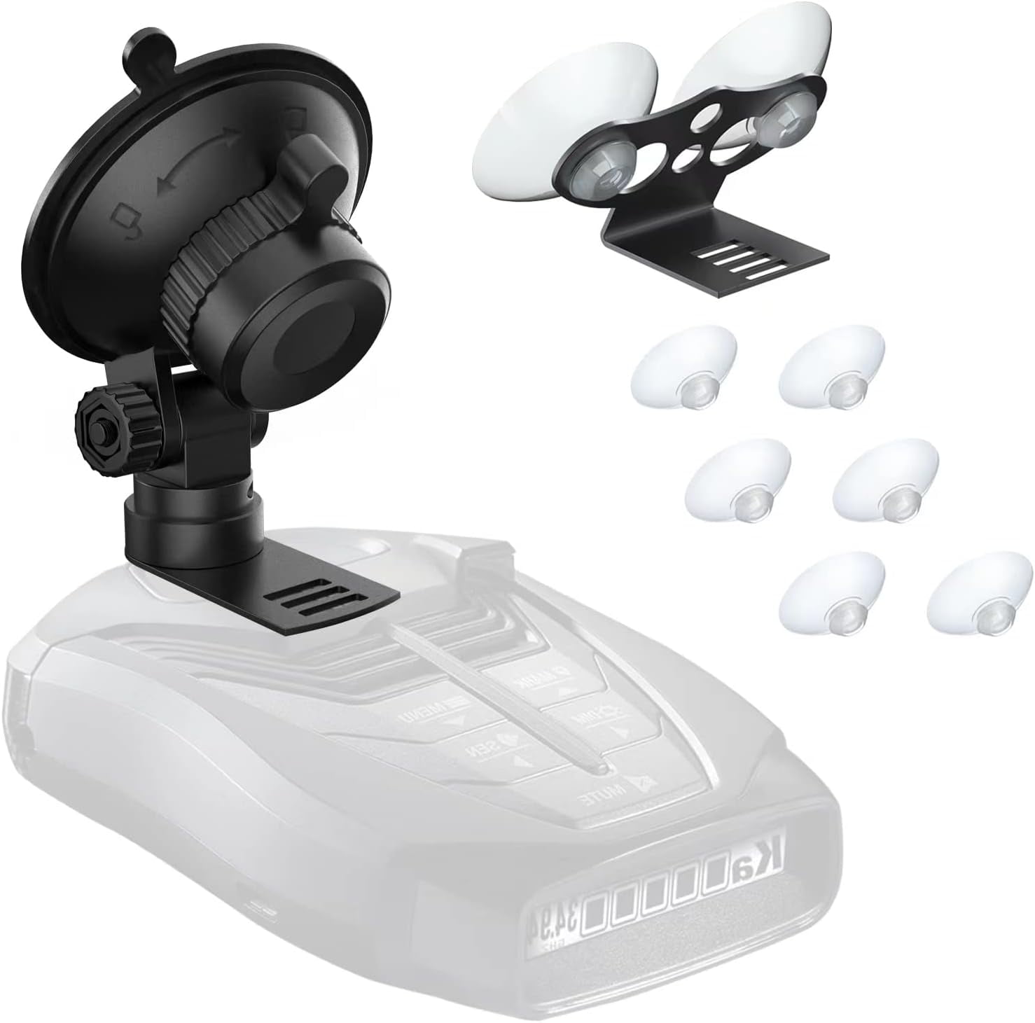 Radar Detector Mount,Car Radar mounting Bracket Suction Cup Holder ...