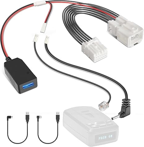 Radar Detector Power Cord Adapter,(12Pin Type-B)Compatible with Honda ...