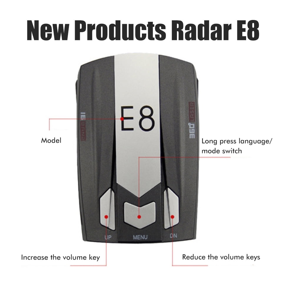 Radar Detector for Cars Voice Prompt Speed Vehicle Speed Alarm System ...