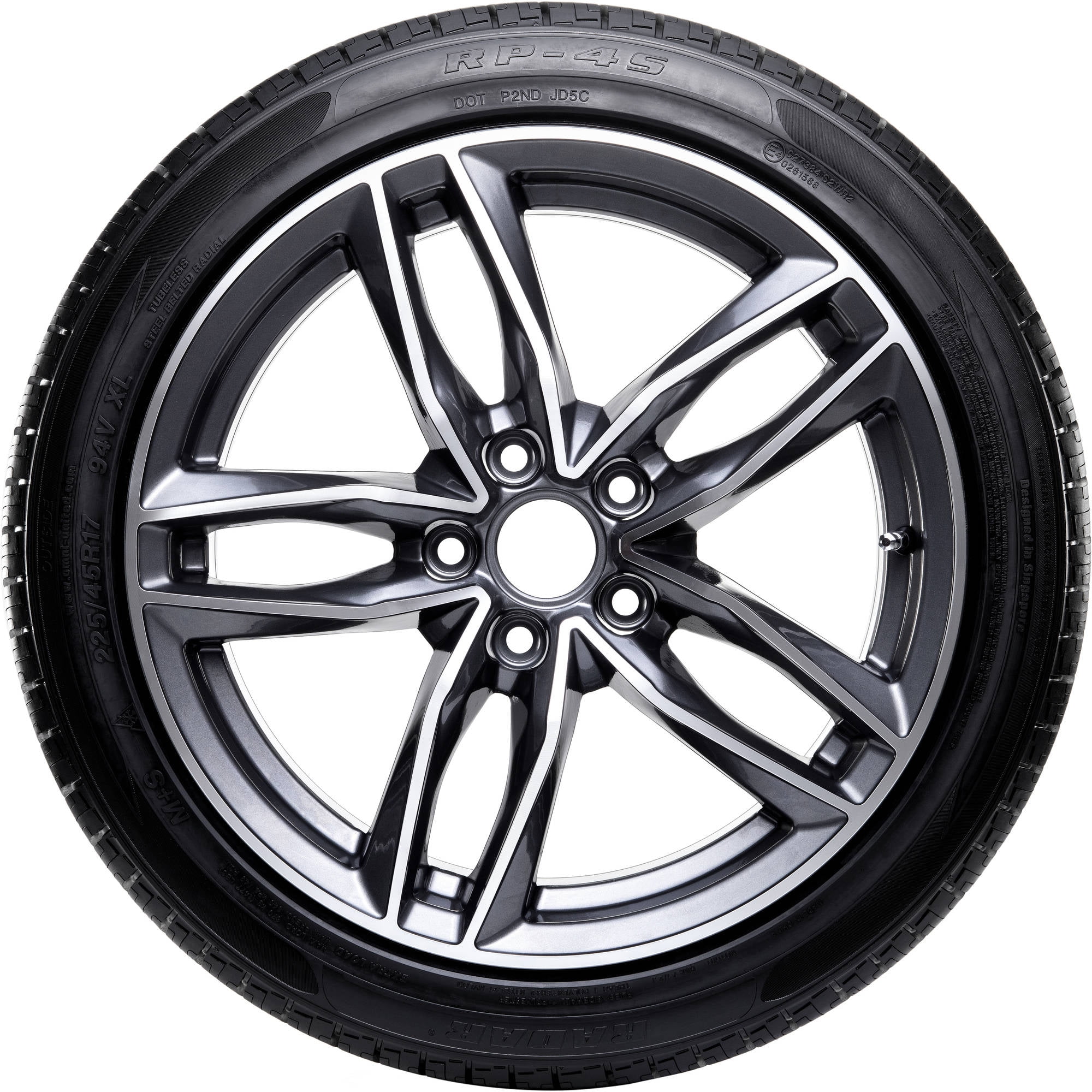 Radar Dimax 4 Season RP-4S 225/45R17 91V BSW Tire Fits: 2017-19 ...