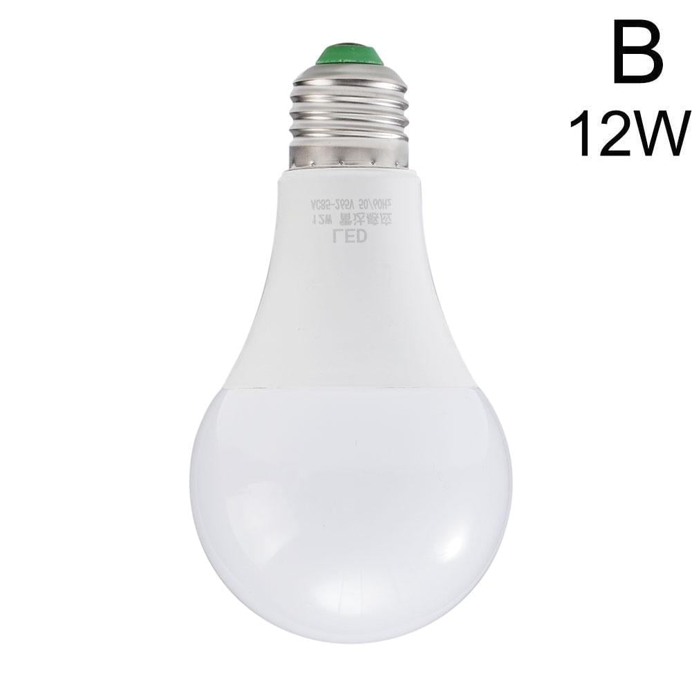 Radar Motion Sensor Light Bulbs,Dusk to Dawn Light Bulbs 12W 5500-7000K ...