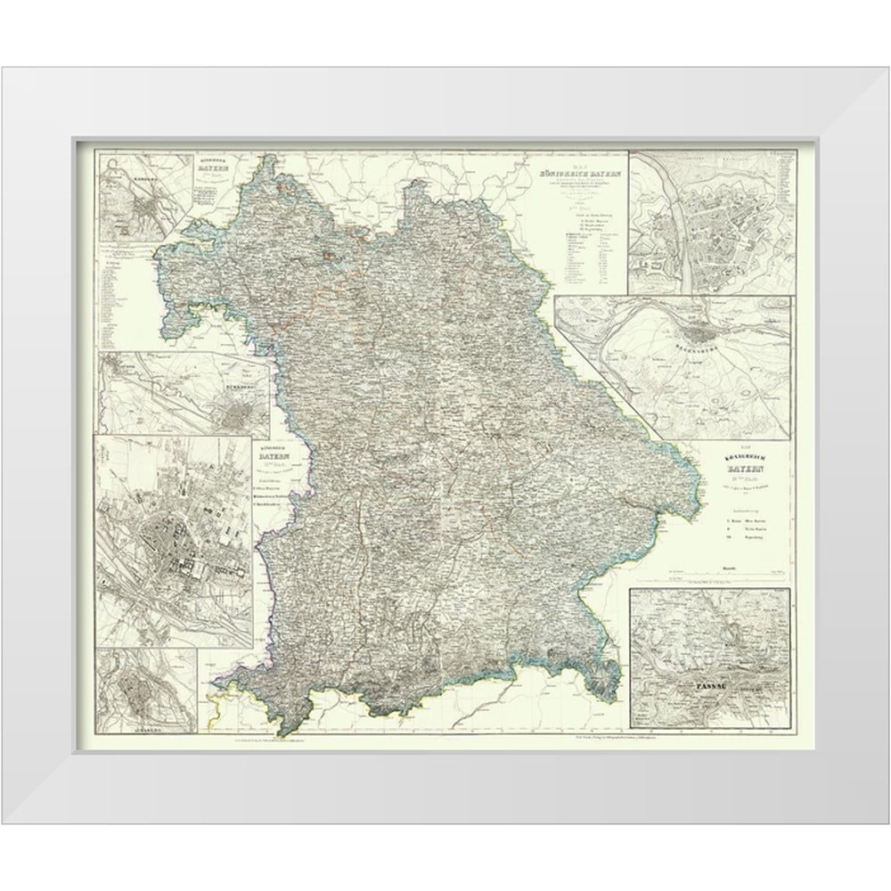 Radefeld 14x12 White Modern Wood Framed Museum Art Print Titled ...