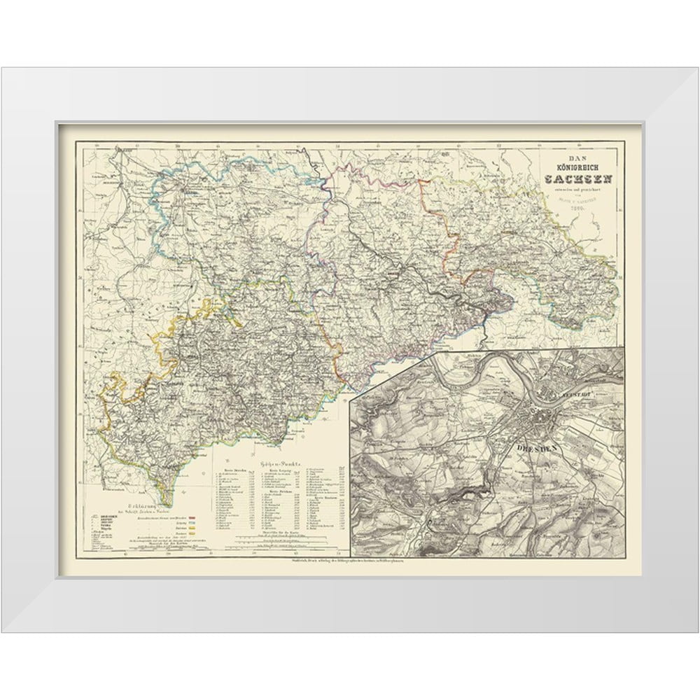 Radefeld 18x15 White Modern Wood Framed Museum Art Print Titled ...
