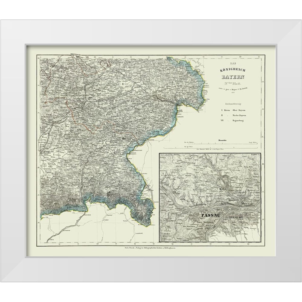 Radefeld 30x26 White Modern Wood Framed Museum Art Print Titled ...