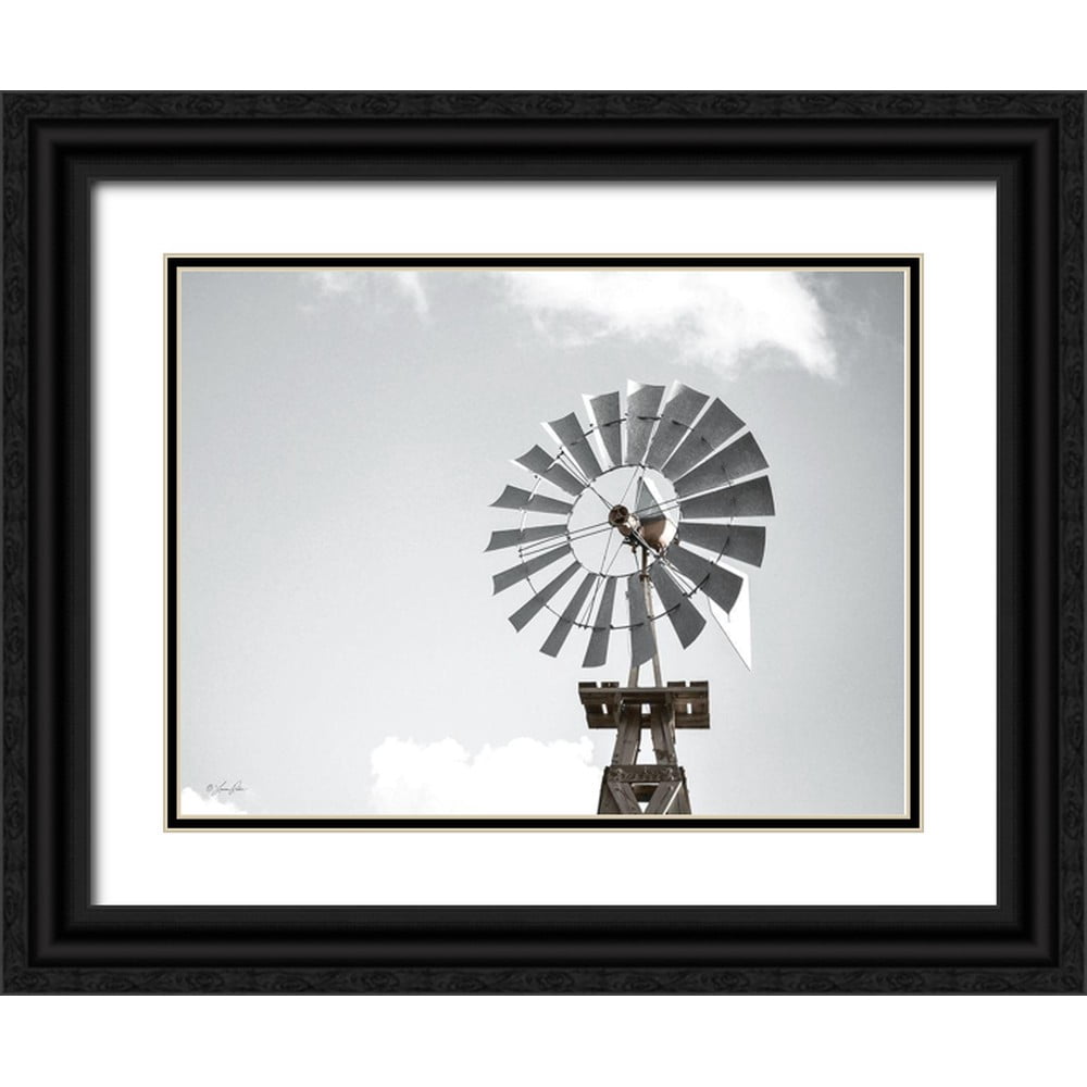 Rader, Lauren 14x12 Black Ornate Wood Framed with Double Matting Museum ...