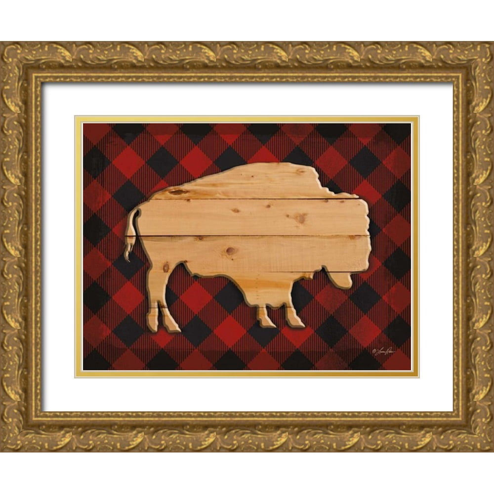 Rader, Lauren 14x12 Gold Ornate Wood Framed with Double Matting Museum ...