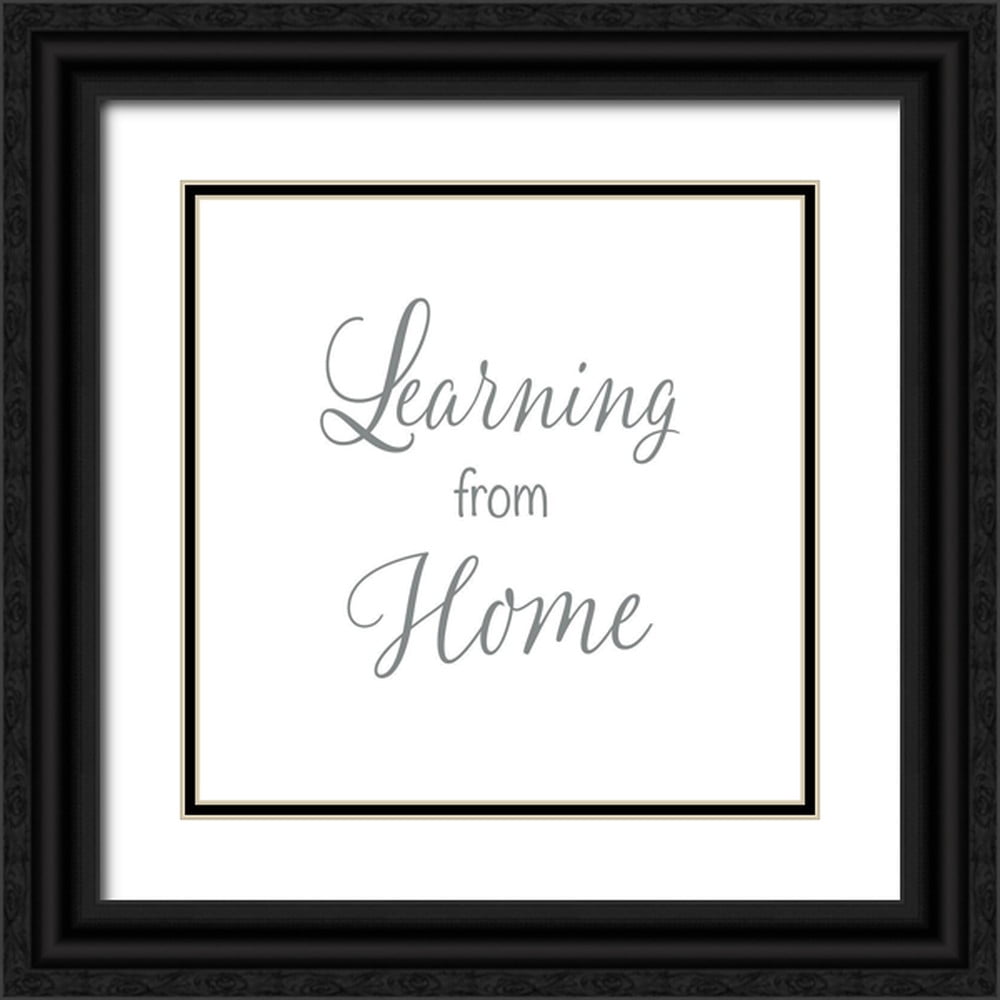 Rader, Lauren 20x20 Black Ornate Wood Framed with Double Matting Museum ...