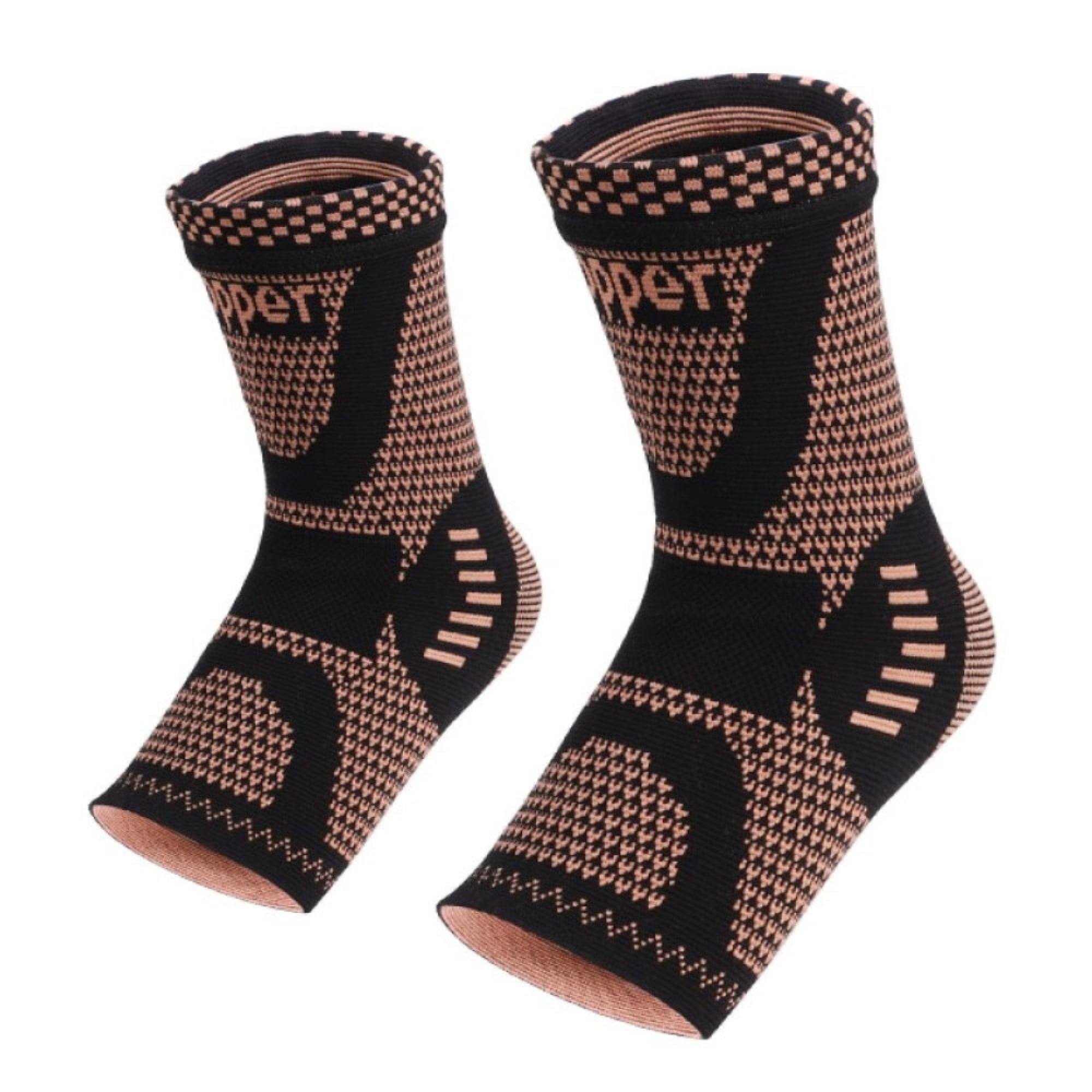 Radetop Foot & Ankle Knitted Elastic Copper Protective Anti-Sprain ...