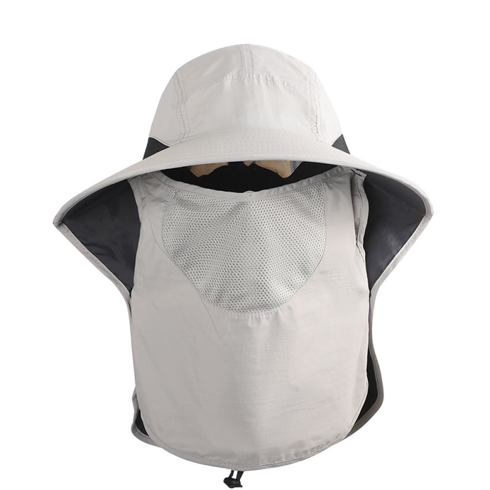 Radetop Nylon Men Sun Hat with UPF 50+ Protection and Neck Flap for ...