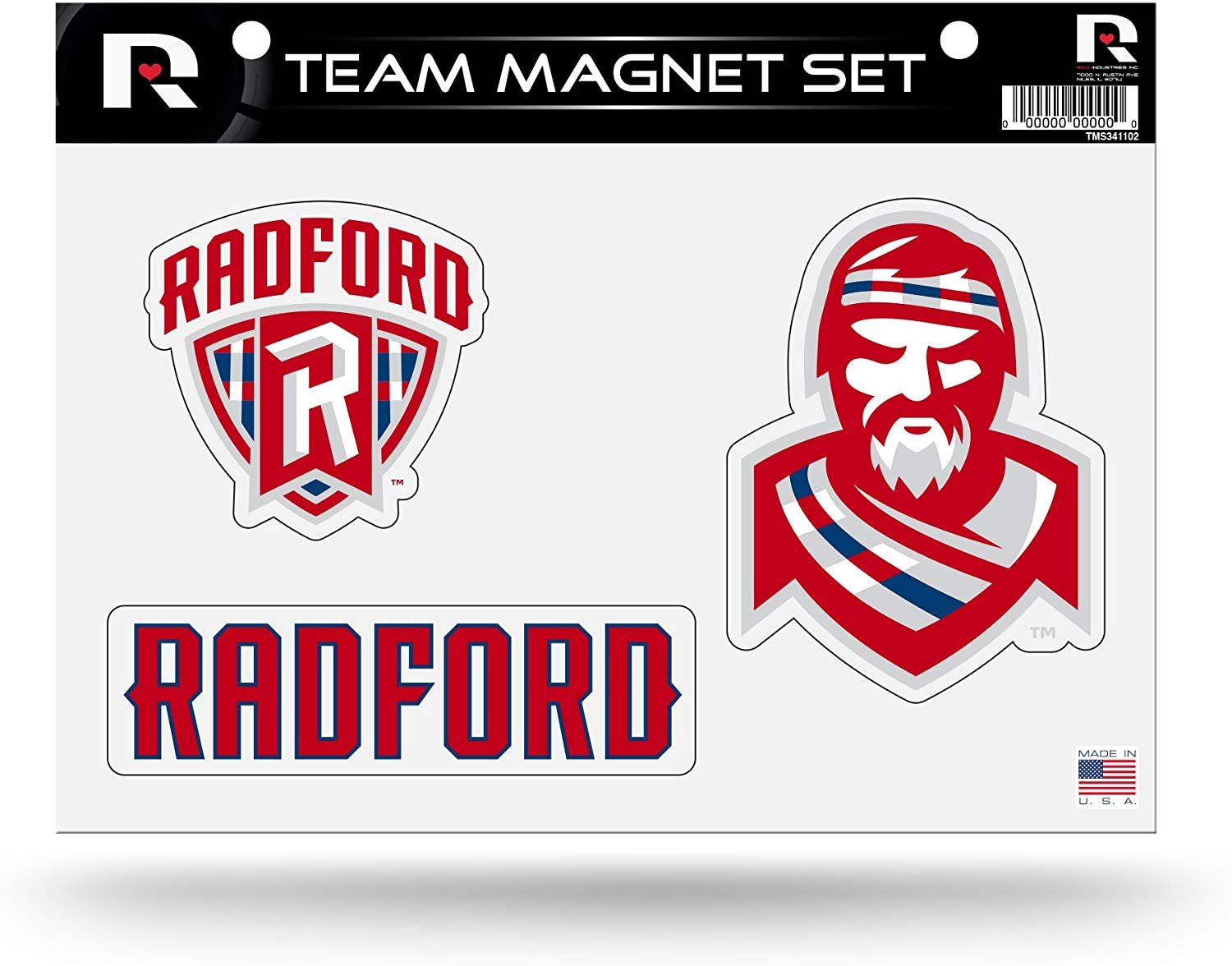 Radford University Highlanders Die Cut Team Magnet Set Sheet 8x11 Inch ...
