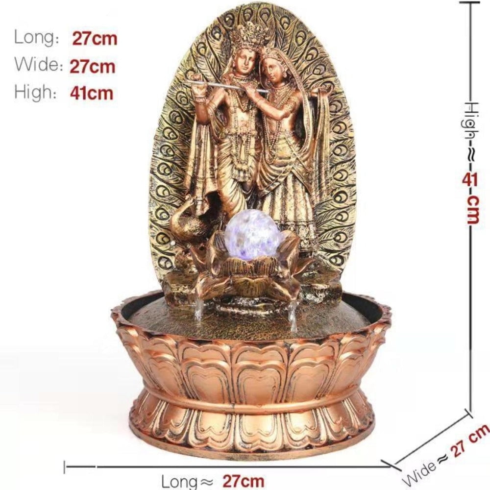 Radha Krishna Religious Water Fountain - Walmart.com
