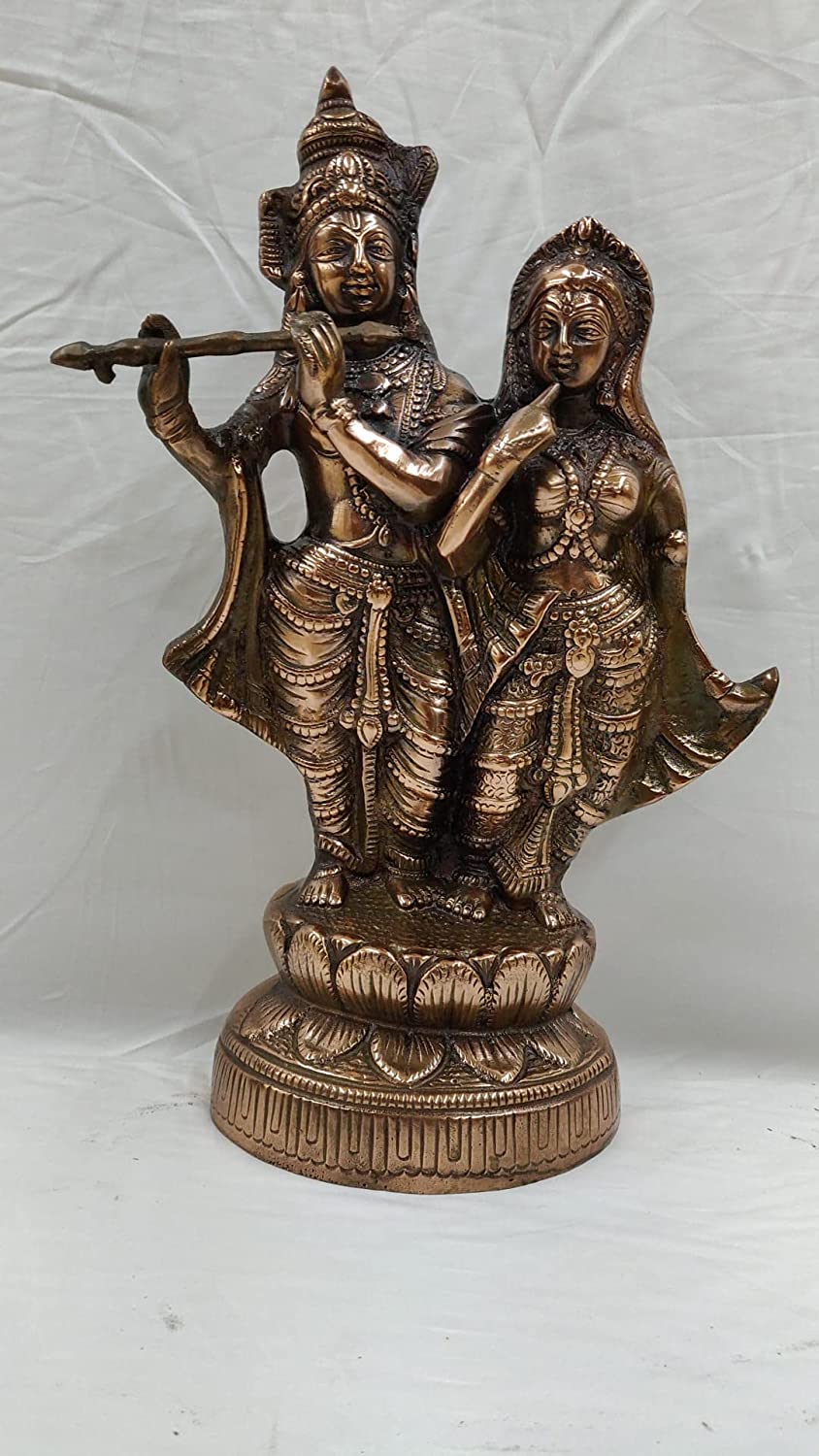 Radha Krishna Statue, Handicrafted Radha Krishna Sculpture, Hindu ...