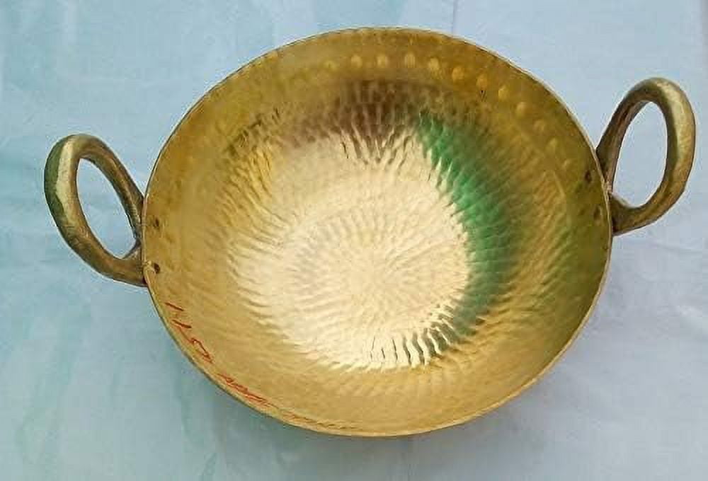 Radhna Traditional Indian Indian Traditional Brass Regular Karahi ...