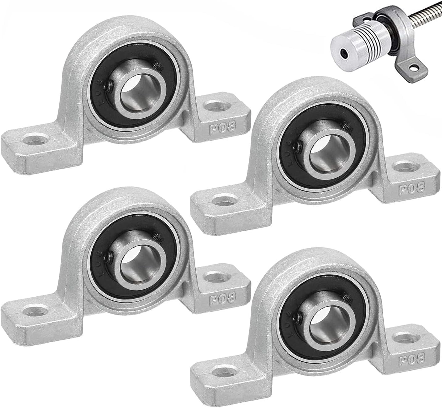 Radial And Axial Load Support Bearing, Zinc Alloy Self-Aligning Mounted ...