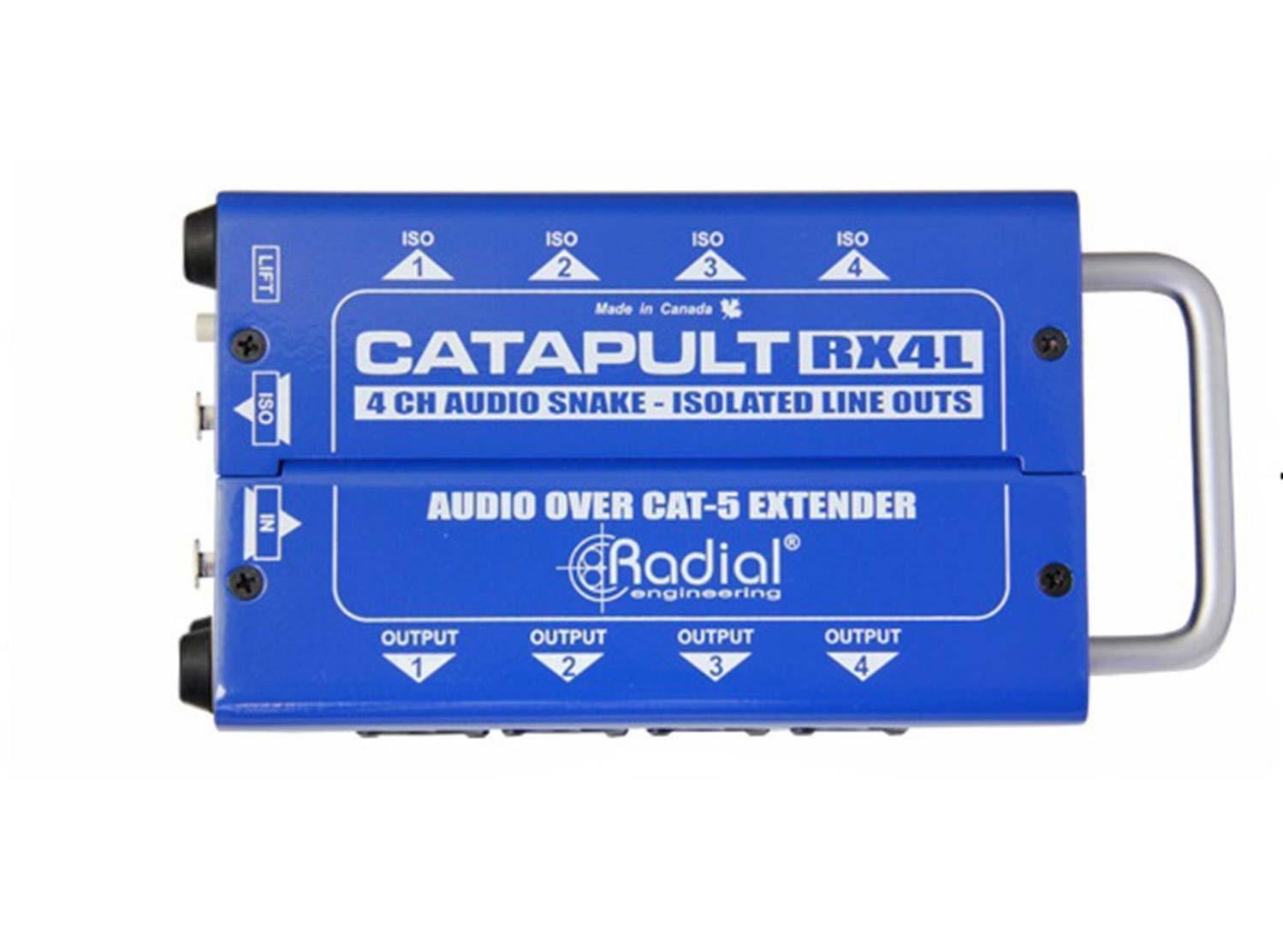 Radial Engineering Catapult RX4L Cat5/Cat6 Snake for Line-Level Audio ...