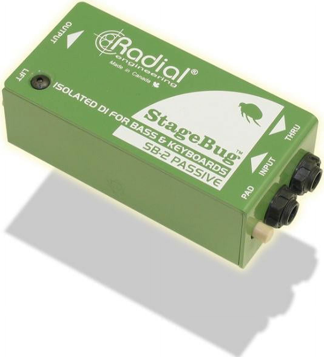 Radial Engineering StageBug SB-2 Compact Passive Direct Box - Walmart.com