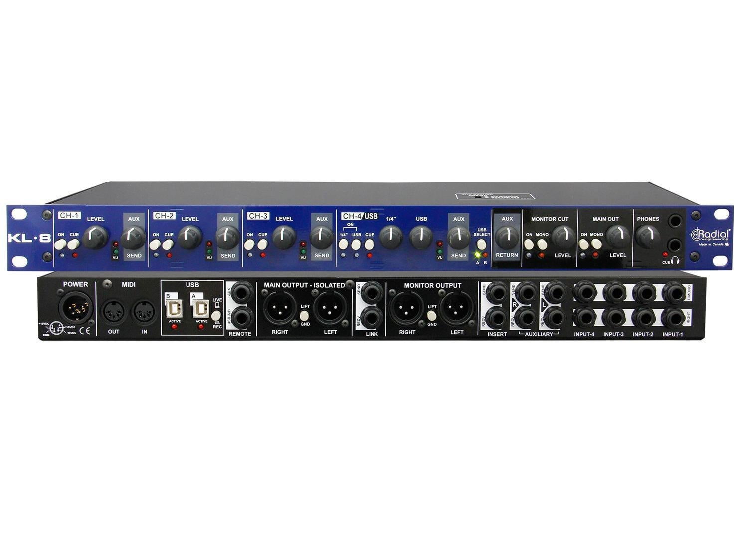 Radial KL-8 Rackmount Keyboard Mixer - Walmart.com