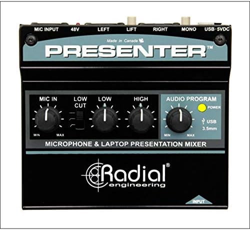 Radial Presenter Audio Presentation Mixer$$Music - Walmart.com