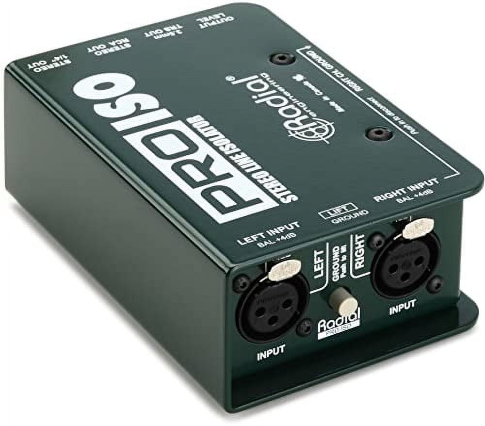 Radial Pro-Iso Stereo XLR Isolator and Converter - Walmart.com