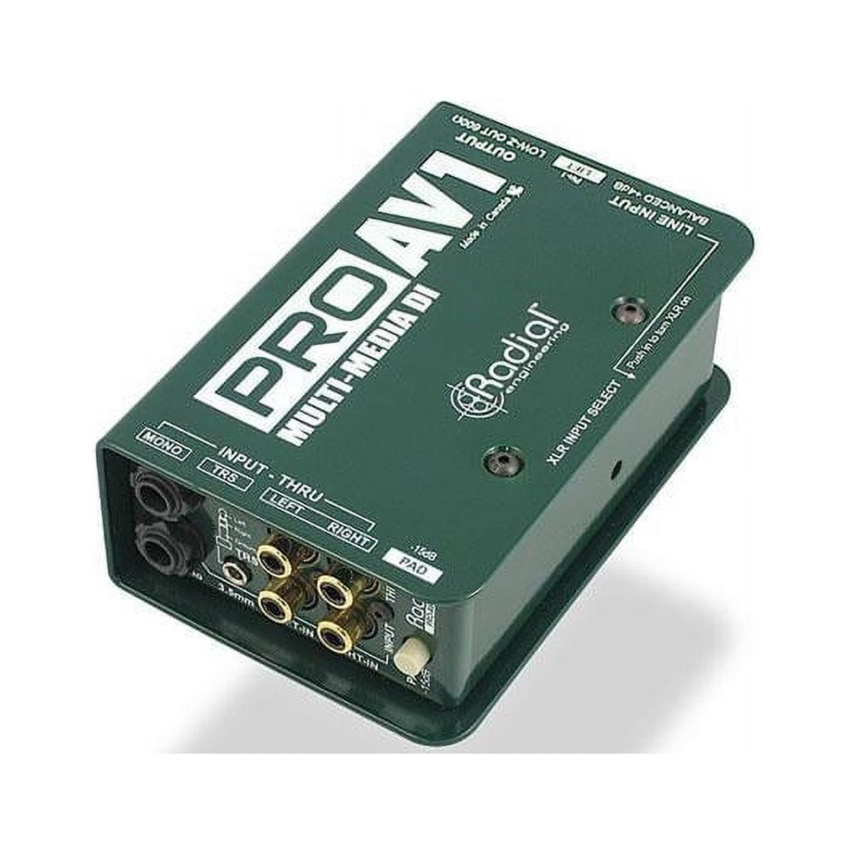 Radial Engineering ProAV1 Single-Channel Direct Box - Walmart.com