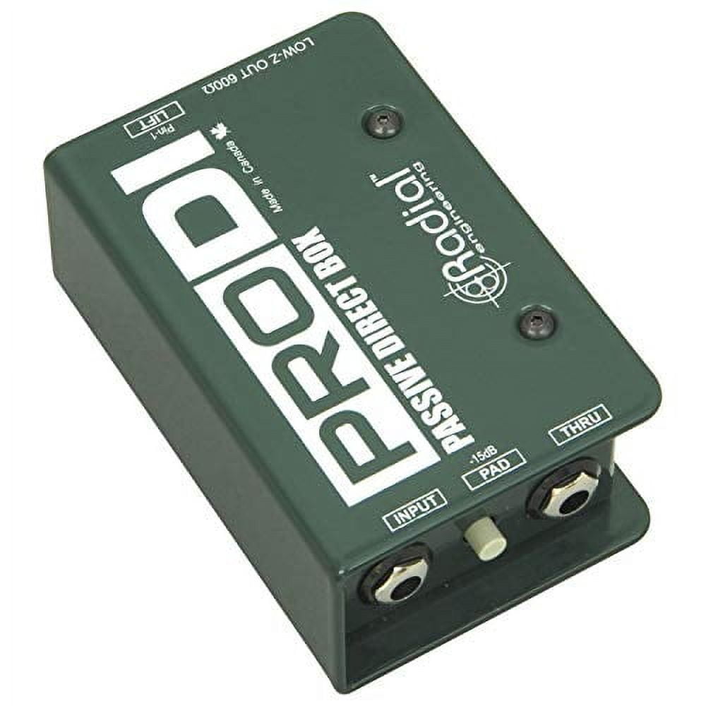 Radial ProDI 1 Channel Passive Instrument Mono Direct Box with Custom ...