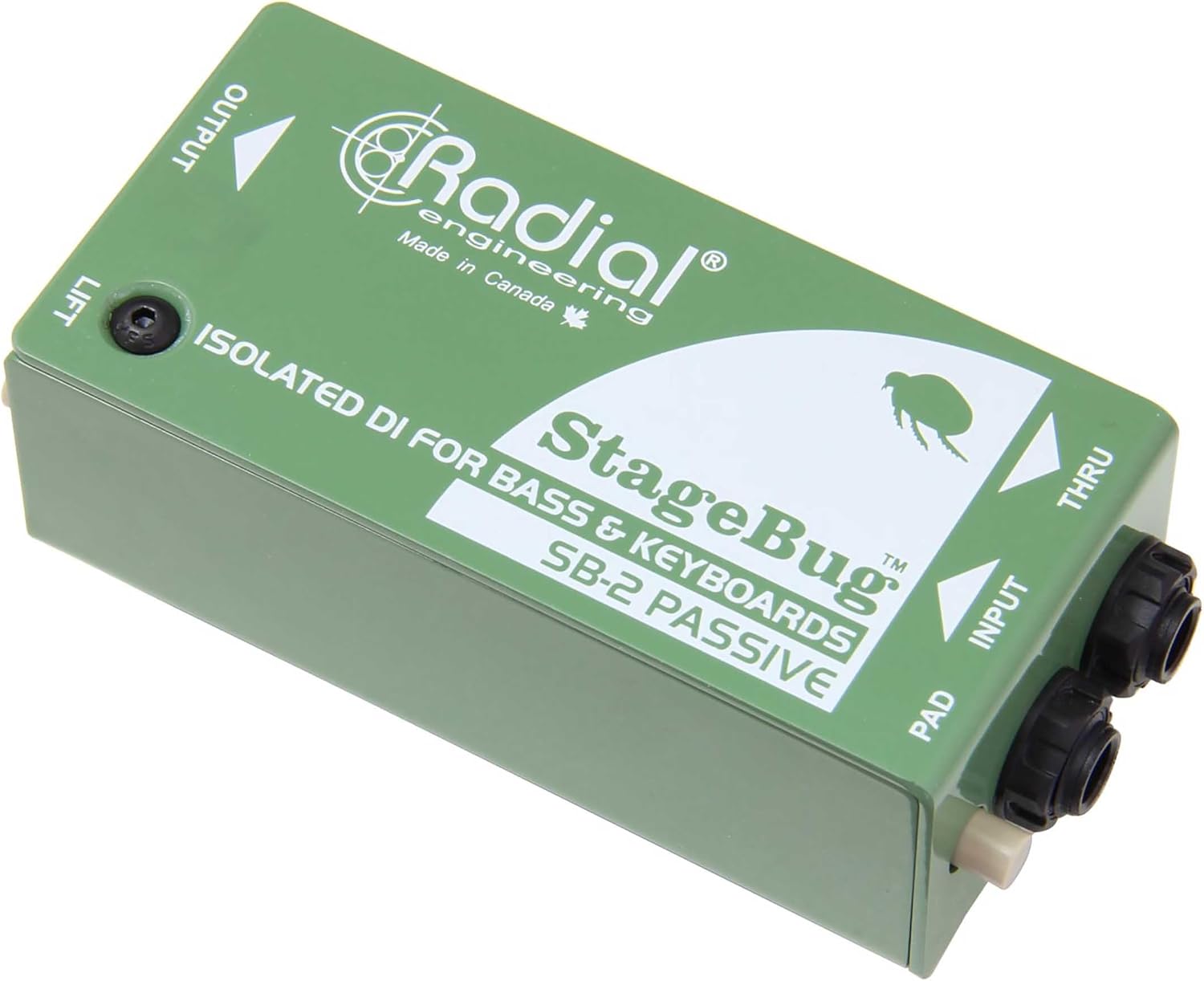 Radial StageBug SB-2 1-Channel Passive Instrument Direct Box - Walmart.com