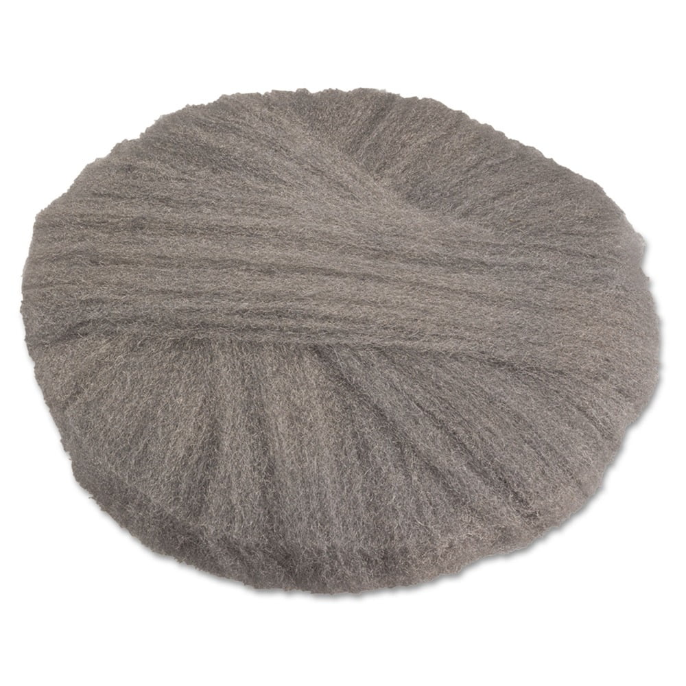 17 in. Diameter Grade 0 (Fine) Radial Steel Wool Pads - Gray (12/Carton ...