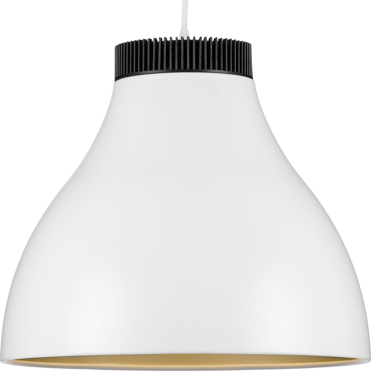 Radian LED Collection Modern Satin White Metal Pendant - Walmart.com
