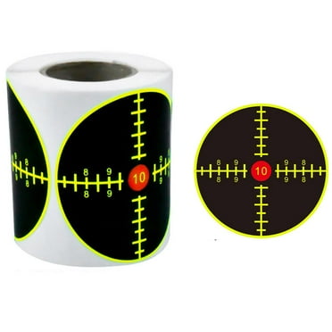 Ez Aim Adhesive Splash Reactive Paper Shooting Targets, 8" Square ...