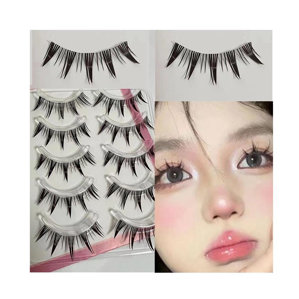 Radiance Comic False Eyelash Thick Style Full #TRANSPARENT# Soft #STEM ...