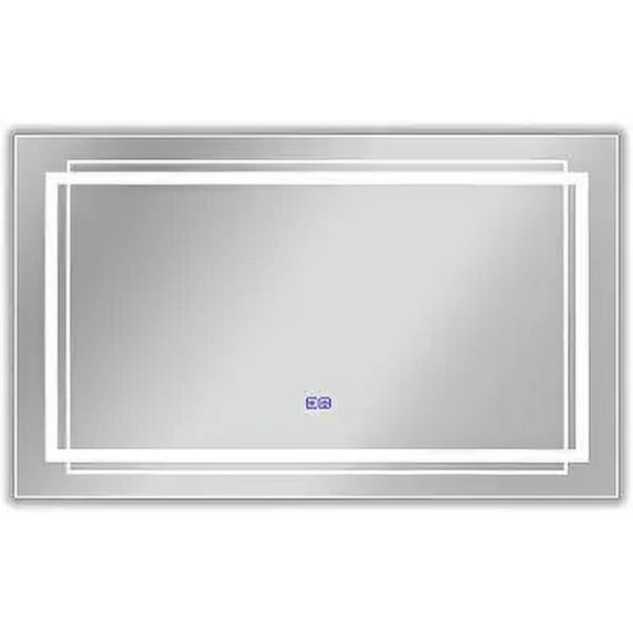 Radiance Goods Back Lit Rectangular Touchscreen LED Mirror 3 Color ...