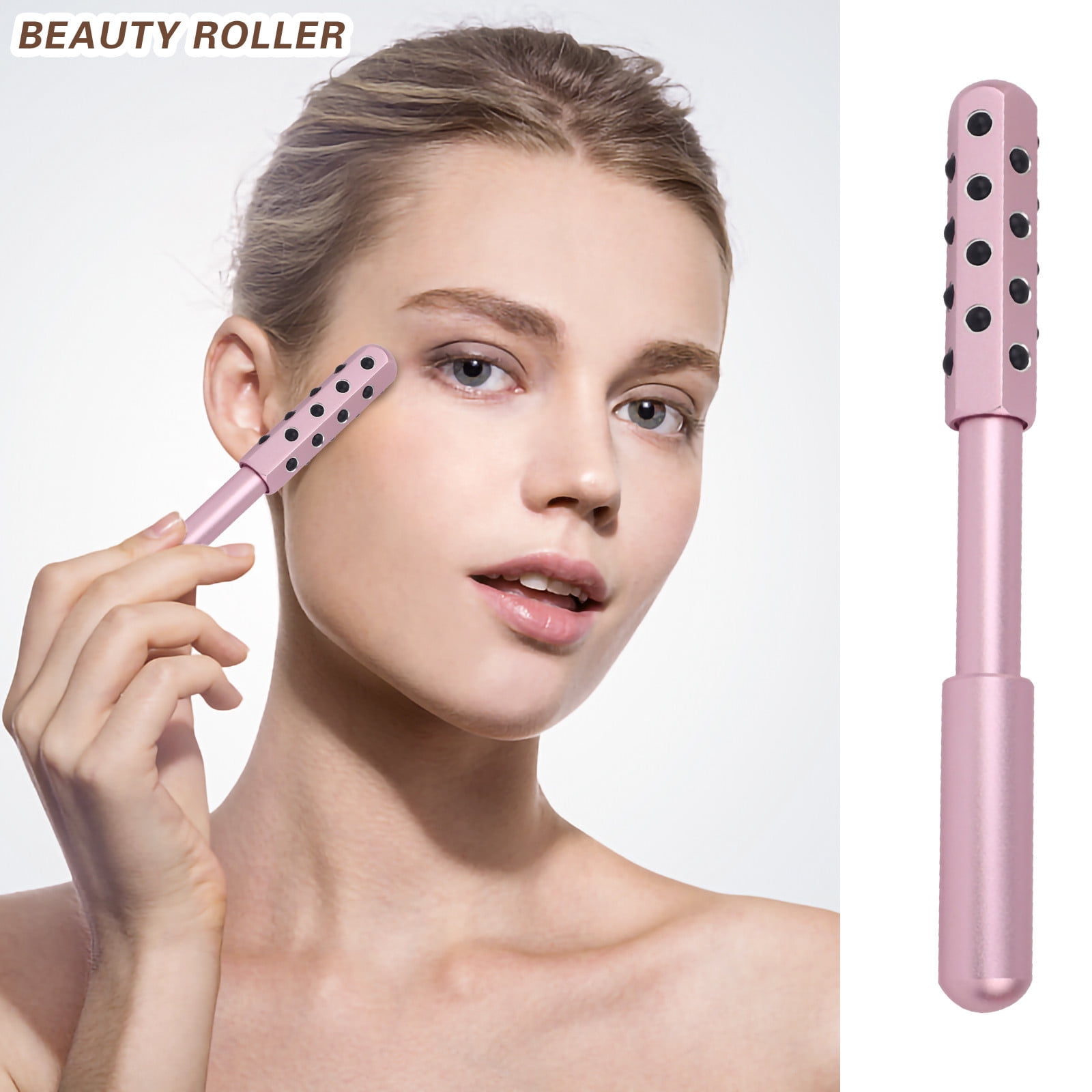 Radiance Roller - Germanium Stone Uplifting Face Beauty Massage Tool/Roller/Wand for Skin ...