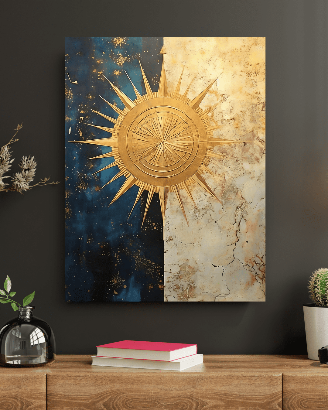 Radiance - Sun Canvas Wall Art - Walmart.com