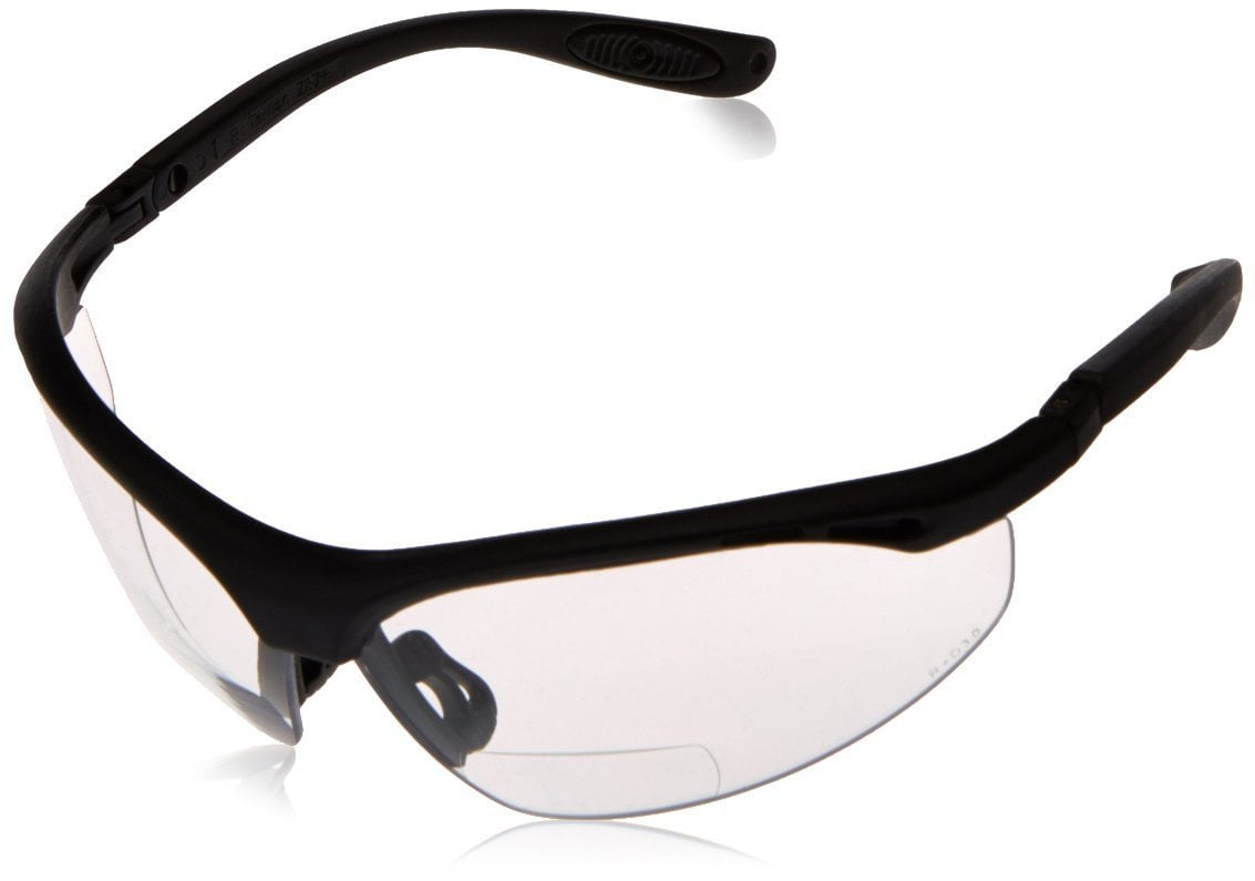 Radians CH1-130 Cheaters Nylon Frame Reading Safety Glasses with Clear ...