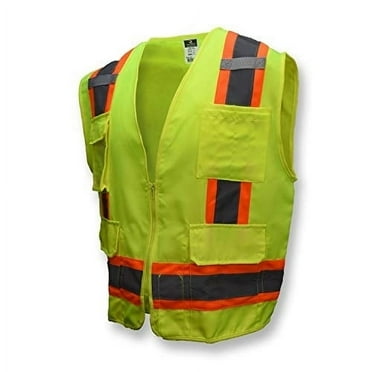 Radians Heavy-Duty Class 2 Two-Tone Engineer Vest - SV55-2ZGD High Vis ...
