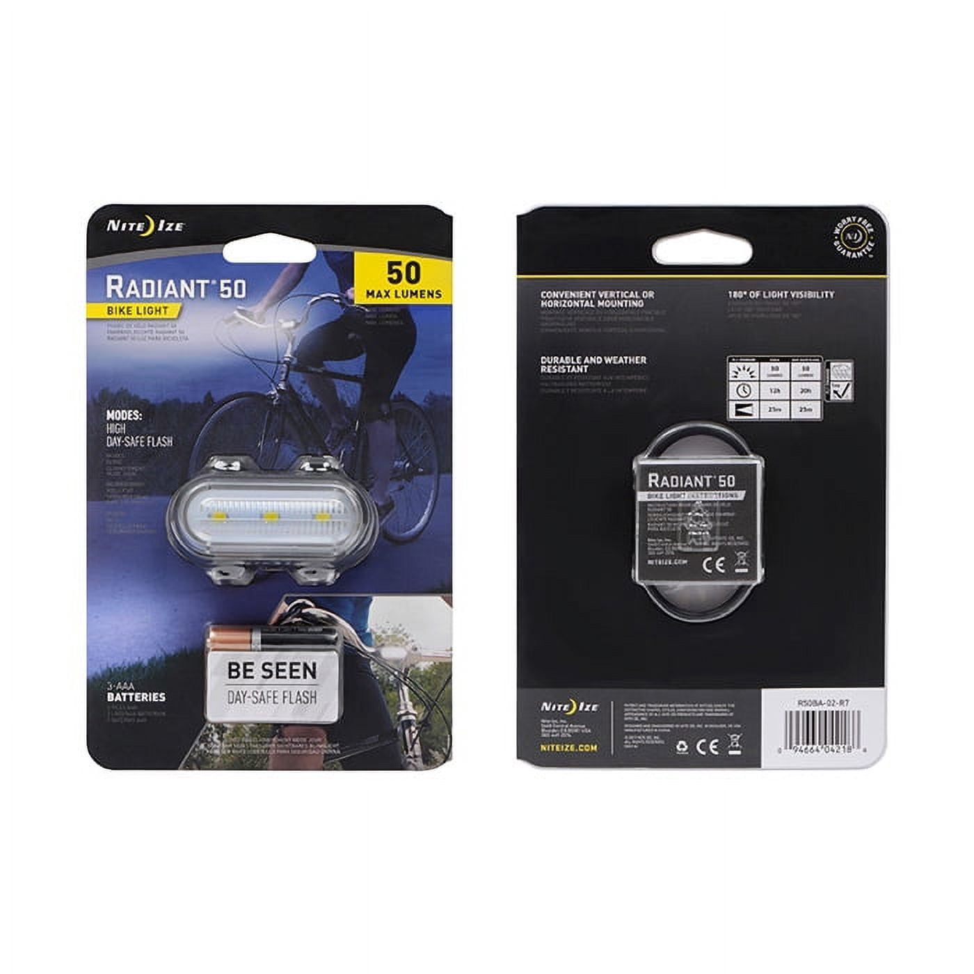 Radiant® 50 Bike Light - White - Walmart.com