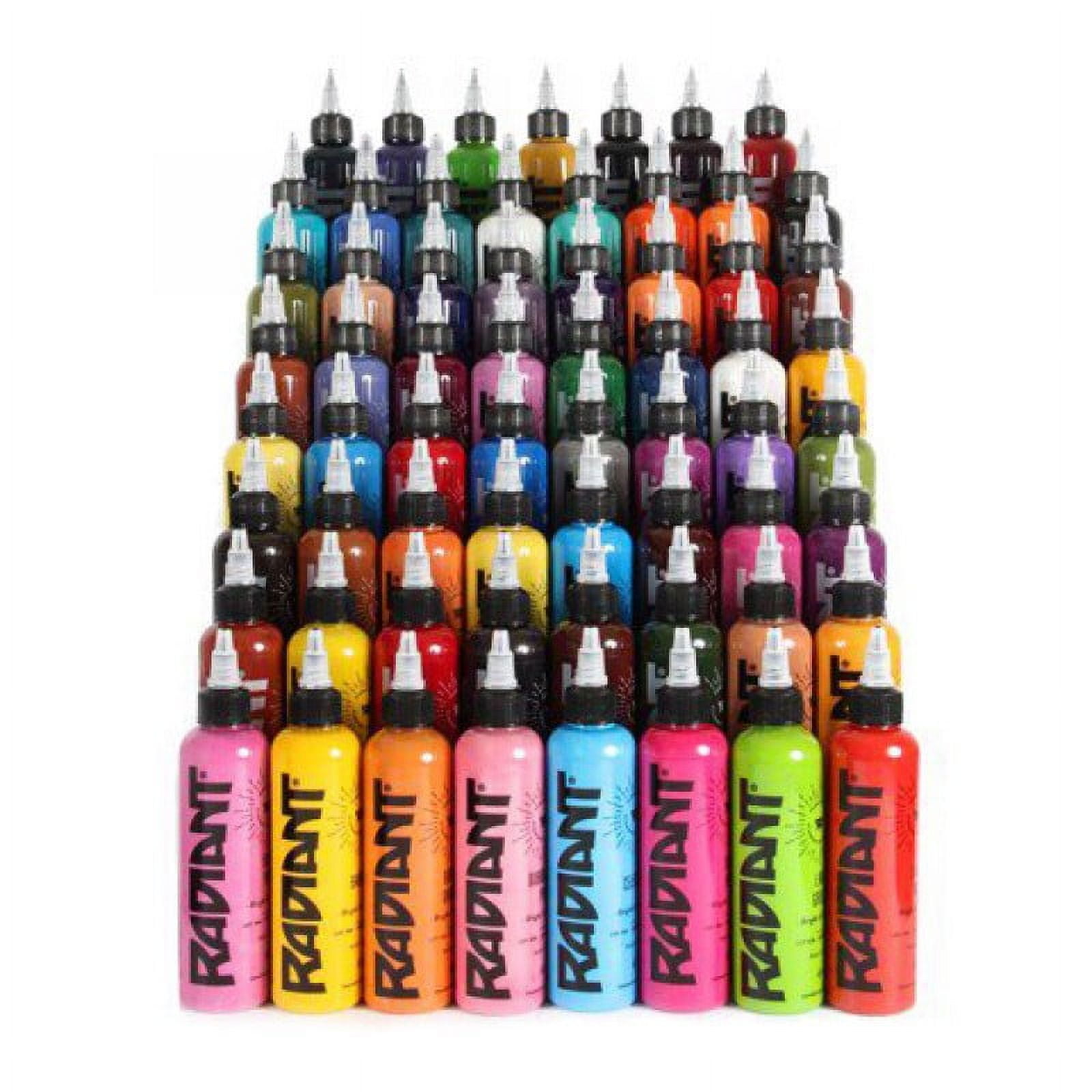 Radiant Colors 63 Artists Select Colors Tattoo Ink Set - Tattooing Inks ...
