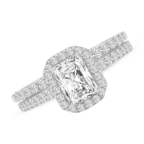 Center 7MM Round Cut Lab Created Moissanite Diamond Solitaire ...