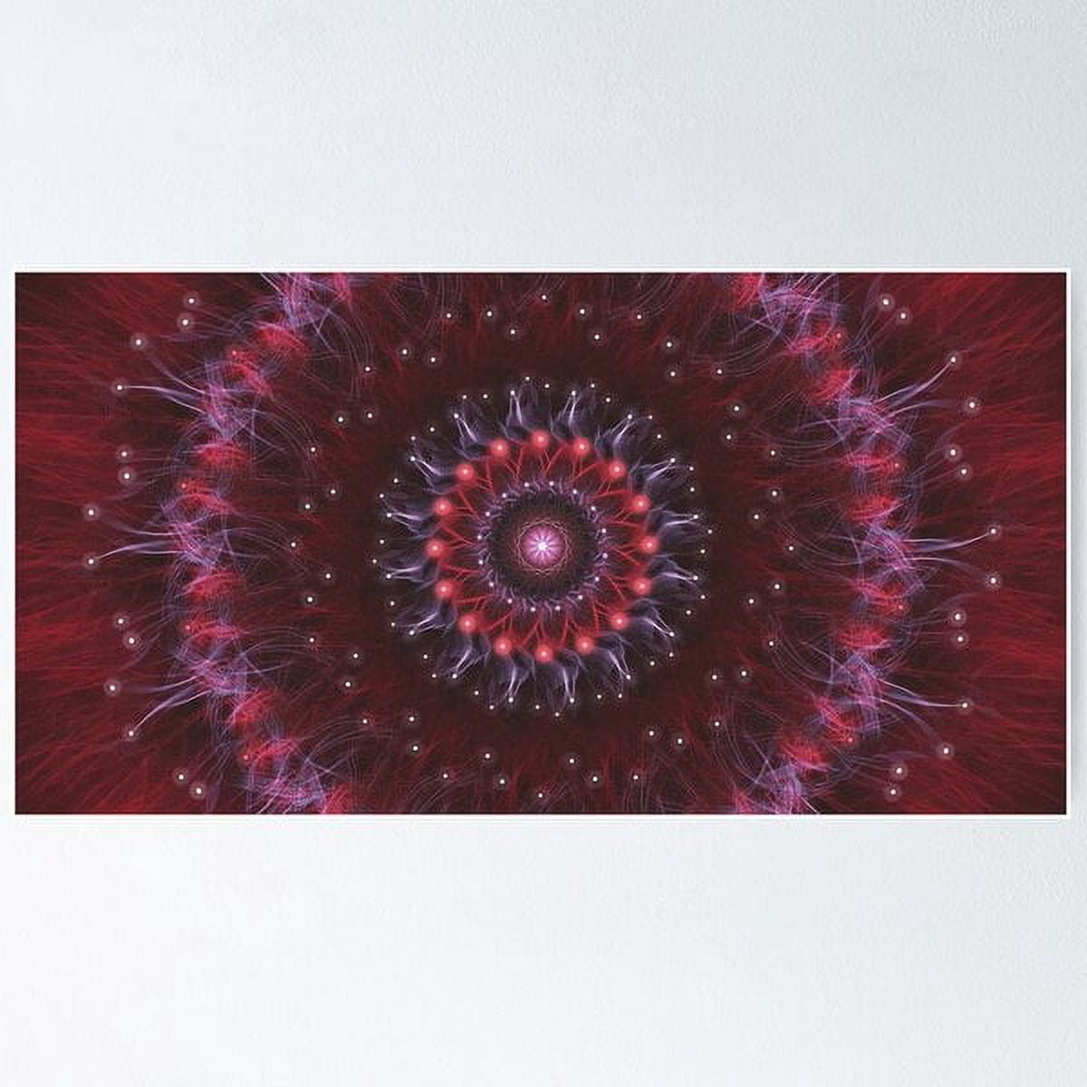 Radiant Harmony: A Moving Symmetry Poster Wall Art, Modern Wall Decor ...