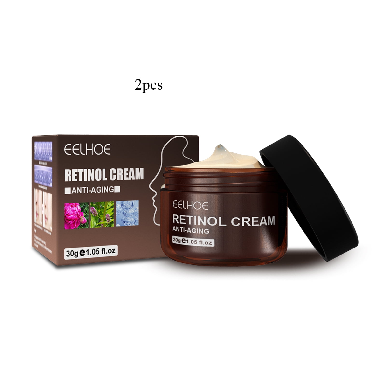 Radiant Skin Cream with Retinol & Vitamin C - Double Strength Formula ...