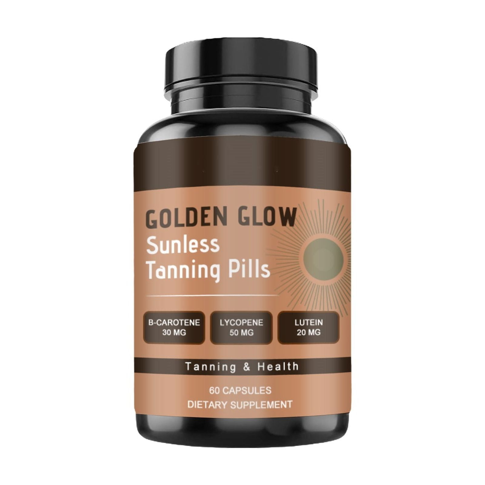 Radiant Skin Sunless Tanning Tan Pills with Carotenoid Tanning Blend ...