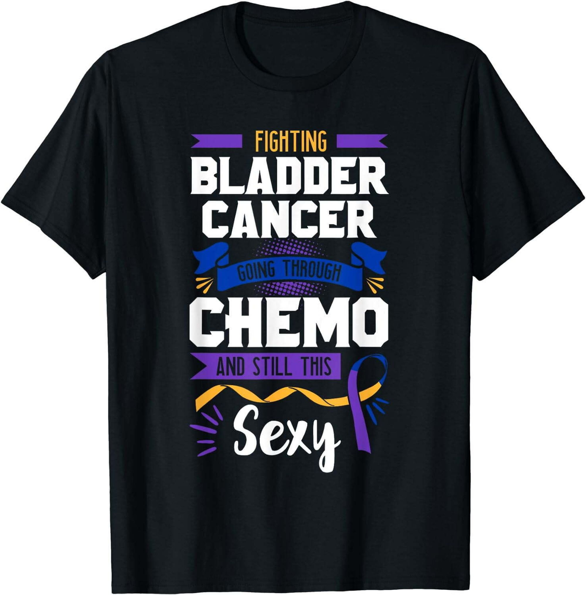 Radiant Strength: Cancer Support Tee in Purple, Blue & Yellow ...