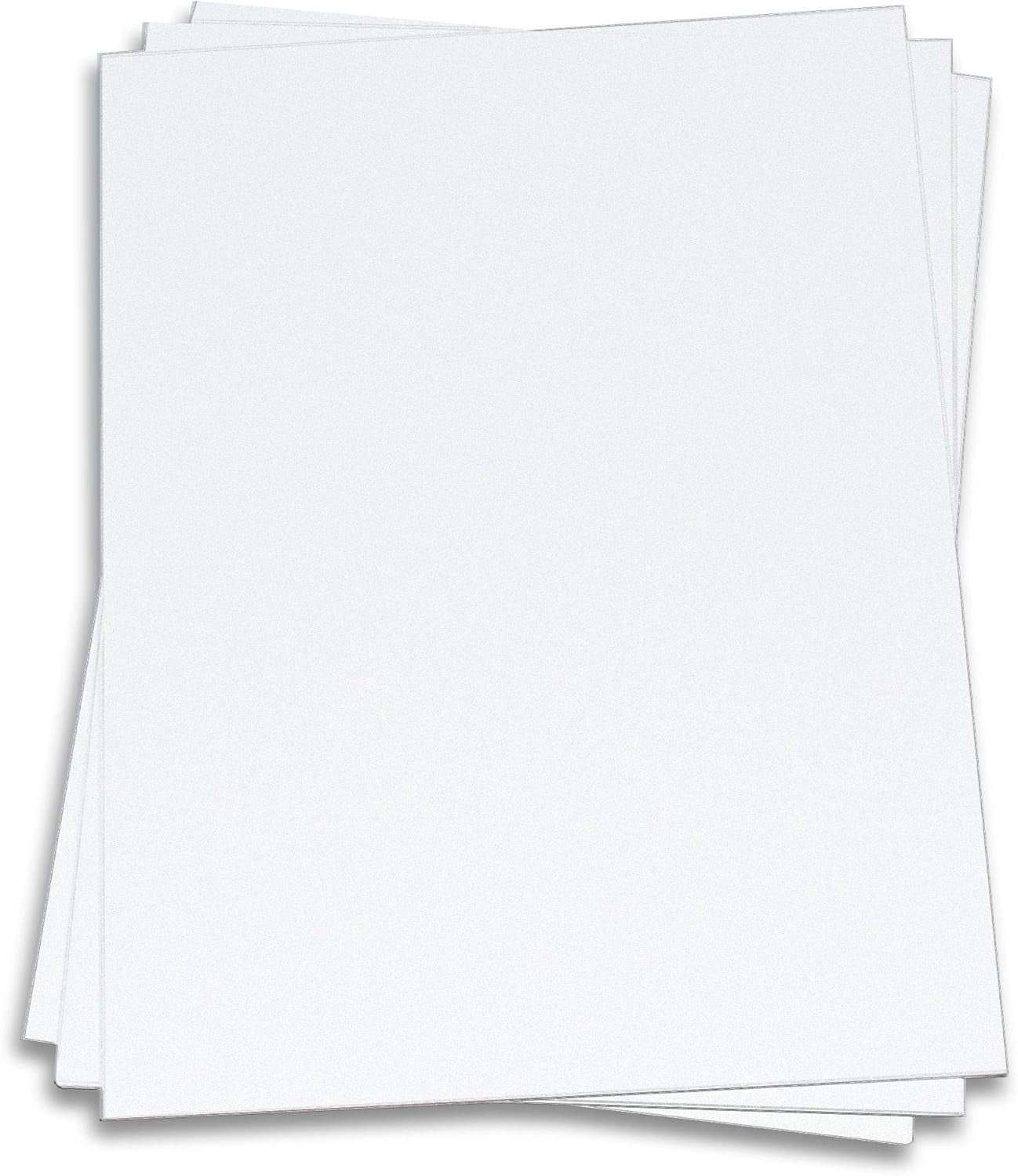 Radiant White Card Stock - 8 1/2 x 11 LCI Smooth 80lb Cover, 25 Pack ...