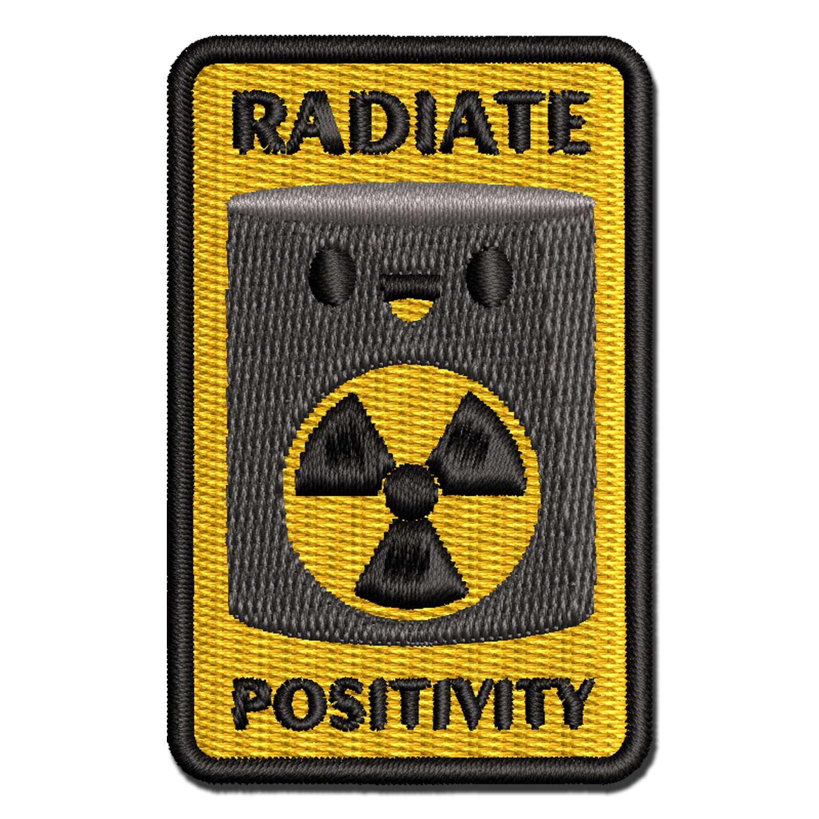 Radiate Positivity Radioactive Material Barrel Applique Multi-Color ...