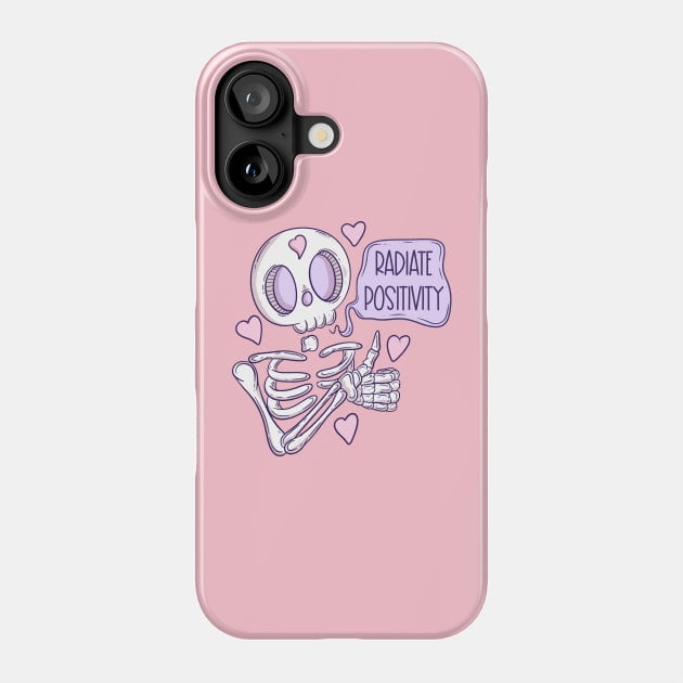 Radiate Positivity Simple Minimalist Good Vibes Case for iPhone 11,12 ...