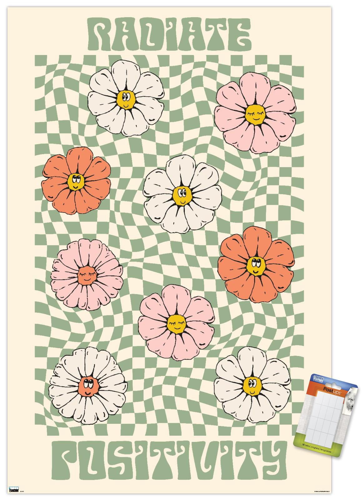 Radiate Positivity Wall Poster, 22.375" x 34" - Walmart.com