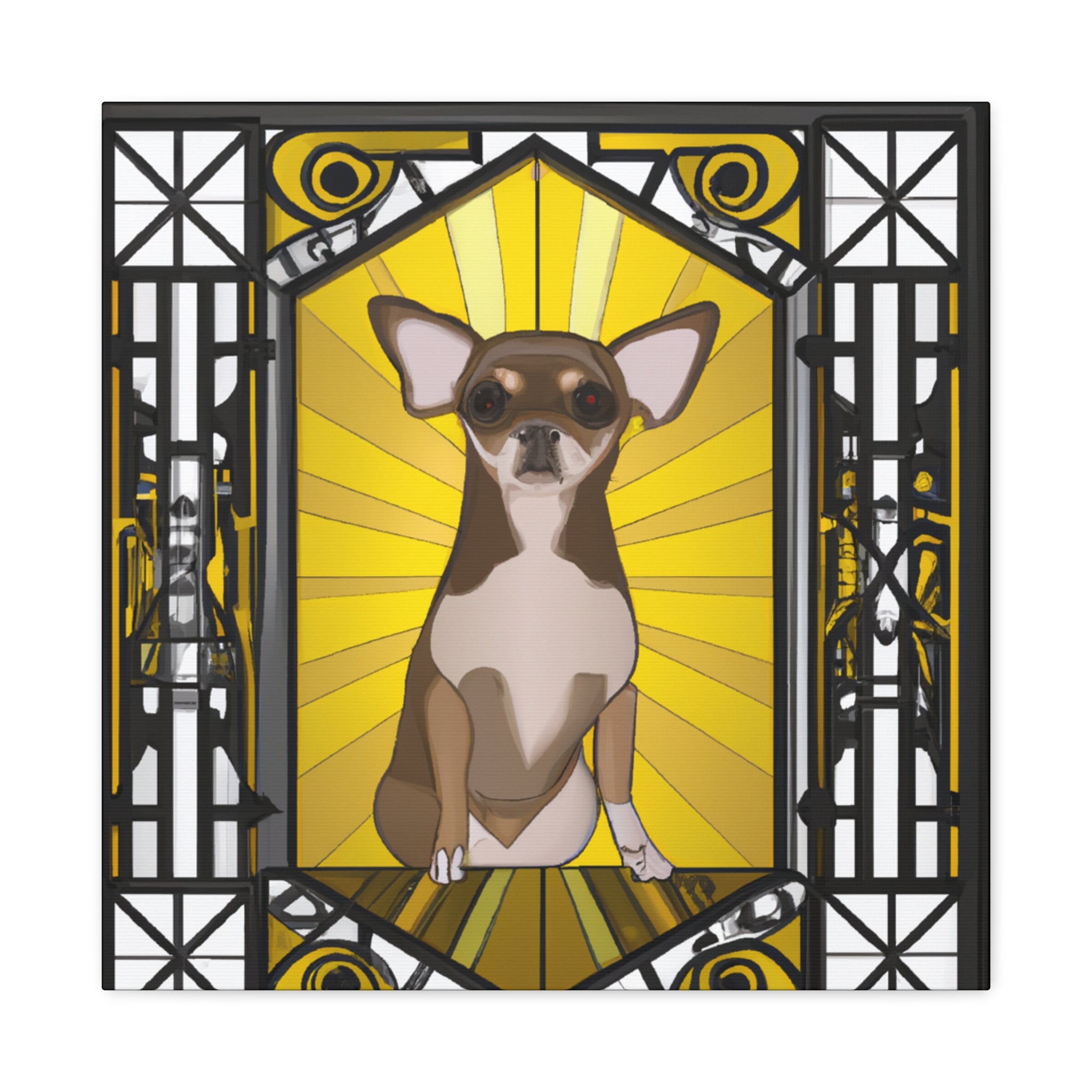 Radiating Chihuahua Splendor - Canvas - Walmart.com