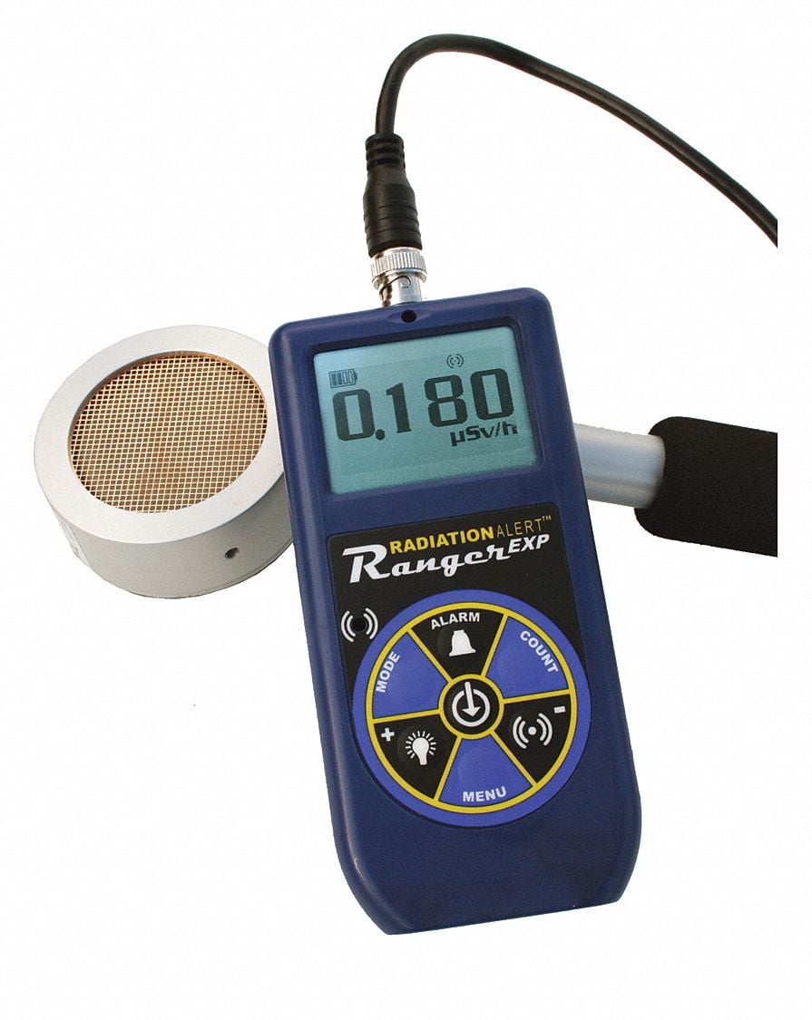 Radiation Alert Radiation Survey Meter,LCD,NIST RANGEREXP - Walmart.com