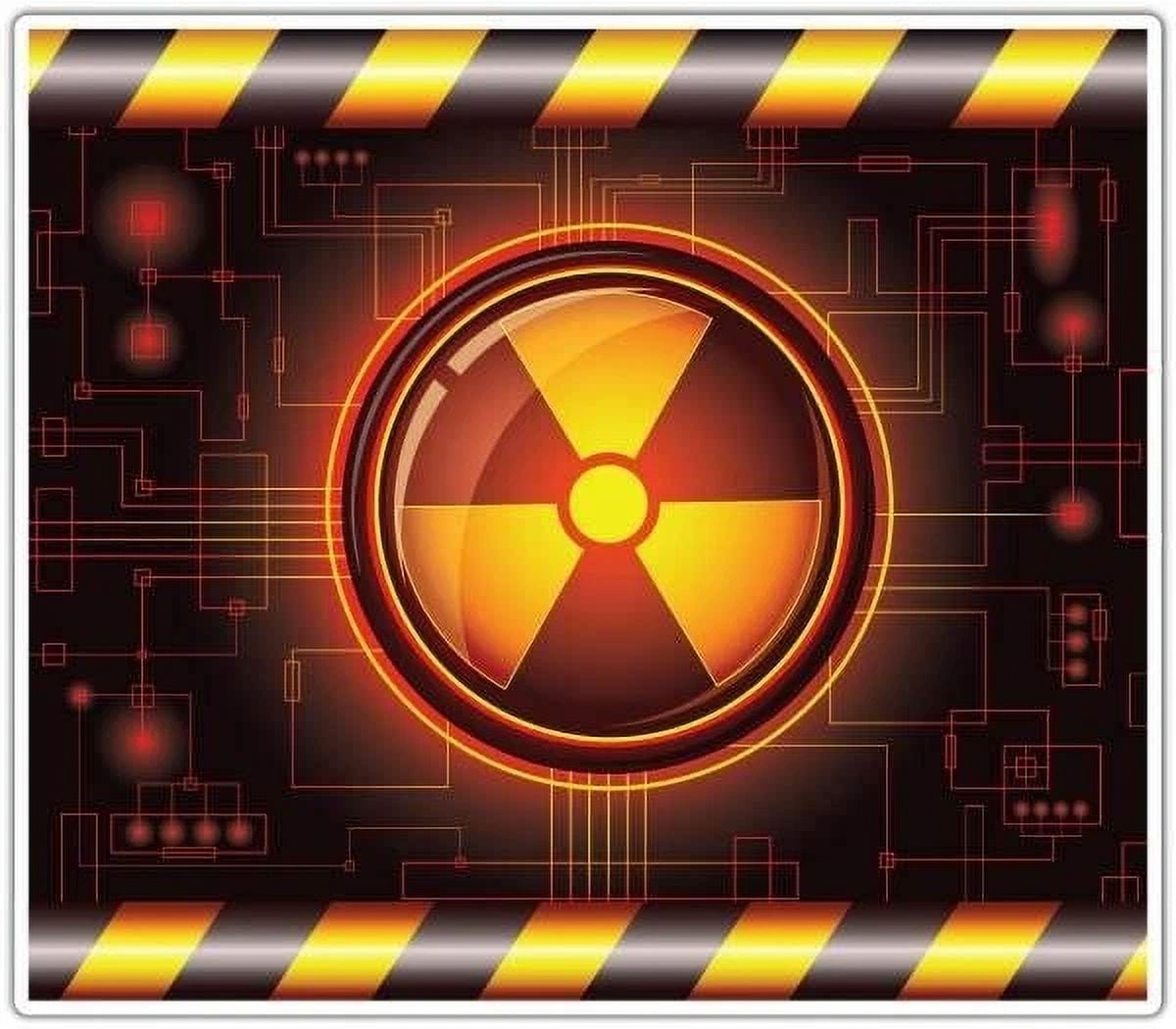 Radiation Danger Radioactive Car Window Locker Stickerphone Decal Water ...