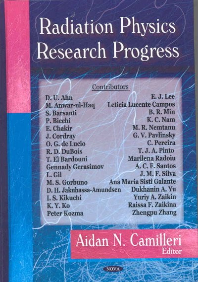 Pre-Owned Radiation Physics Research Progress (Hardcover) by Aidan N Camilleri - Walmart.com